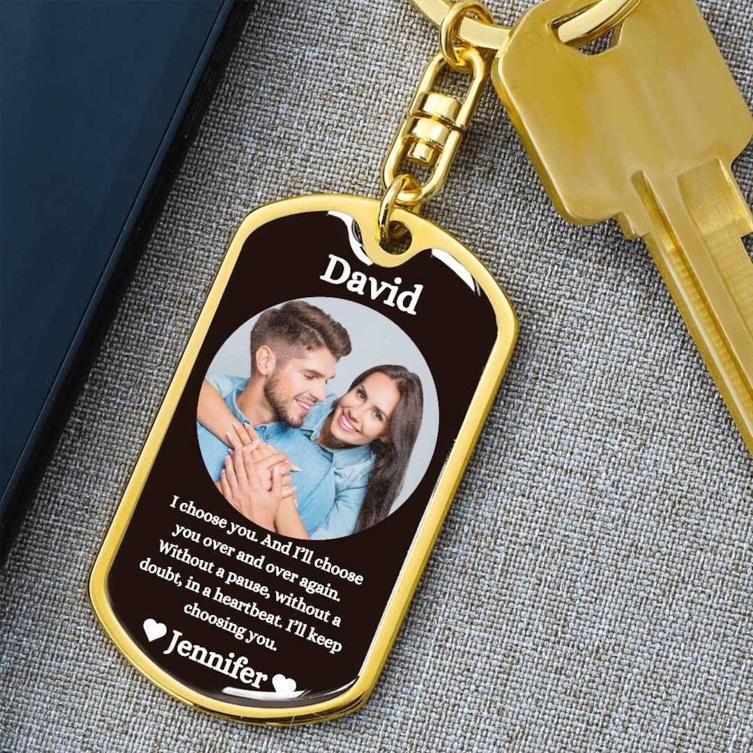 Boyfriend Keychain From Girlfriend, Valentines Day Gift for Him, 1st ...