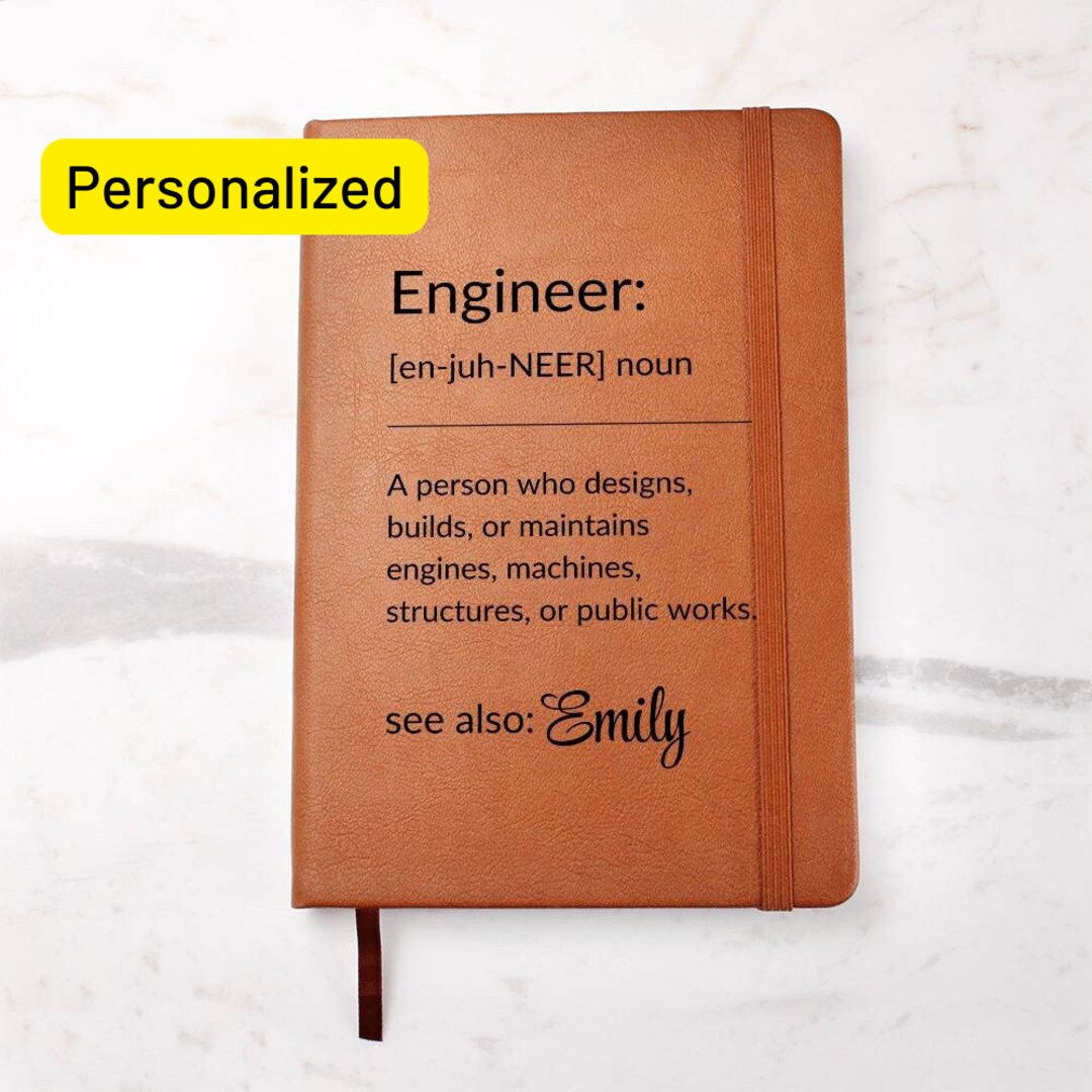 Personalized Engineer Journal, Custom Electrical Graduation Notebook ...