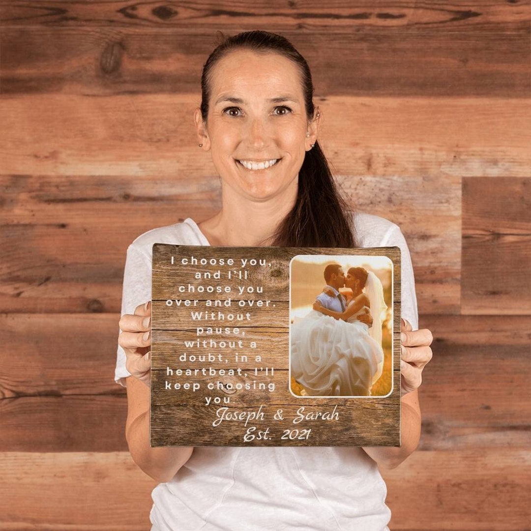 Personalized Photo Canvas, Custom Canvas Wedding Prints, Wall Art ...