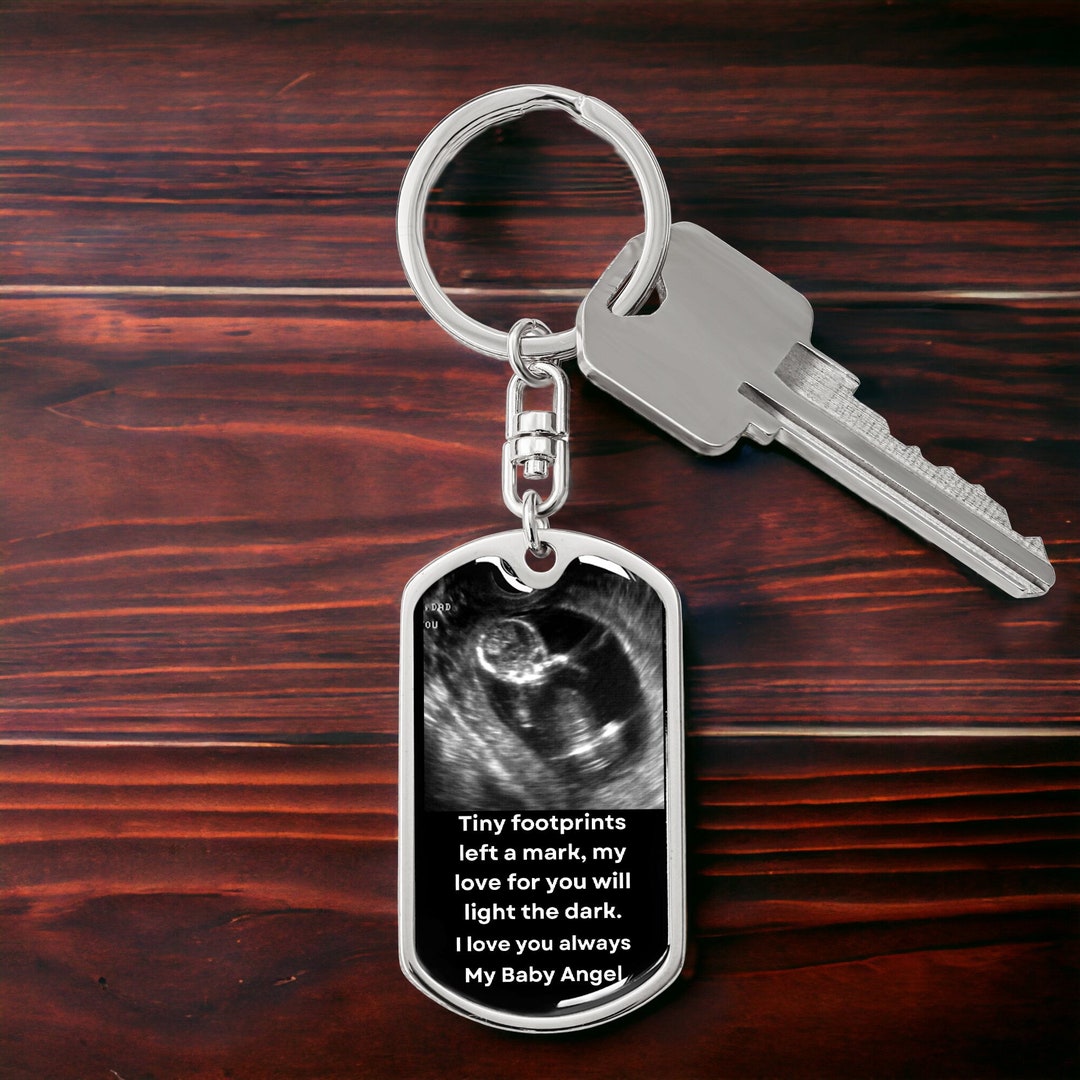 Personalized Miscarriage Keepsake for Dad, Dog Tag Miscarriage Necklace ...