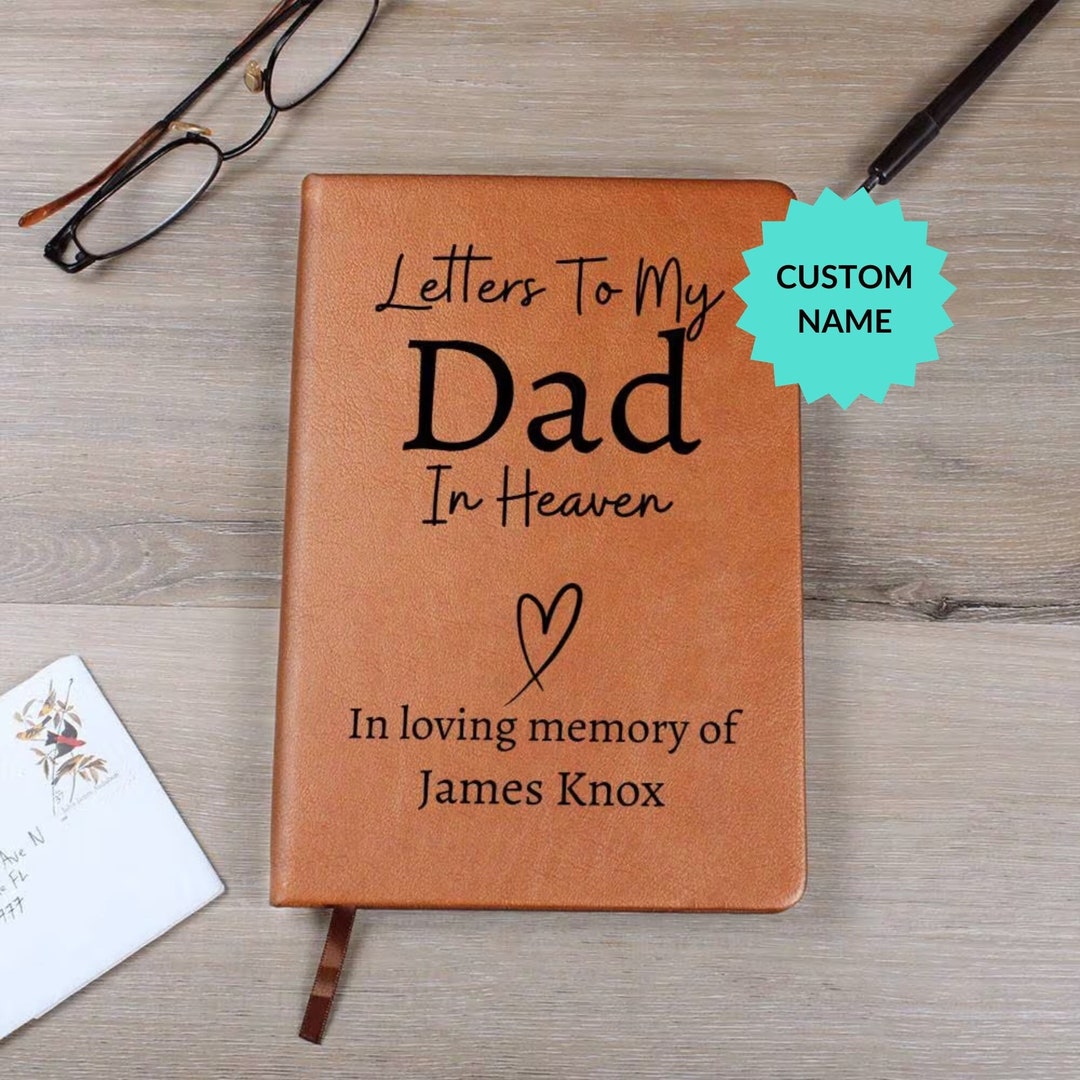 Loss of Father Grief Journal, Letters to Dad in Heaven, Loss of Father ...