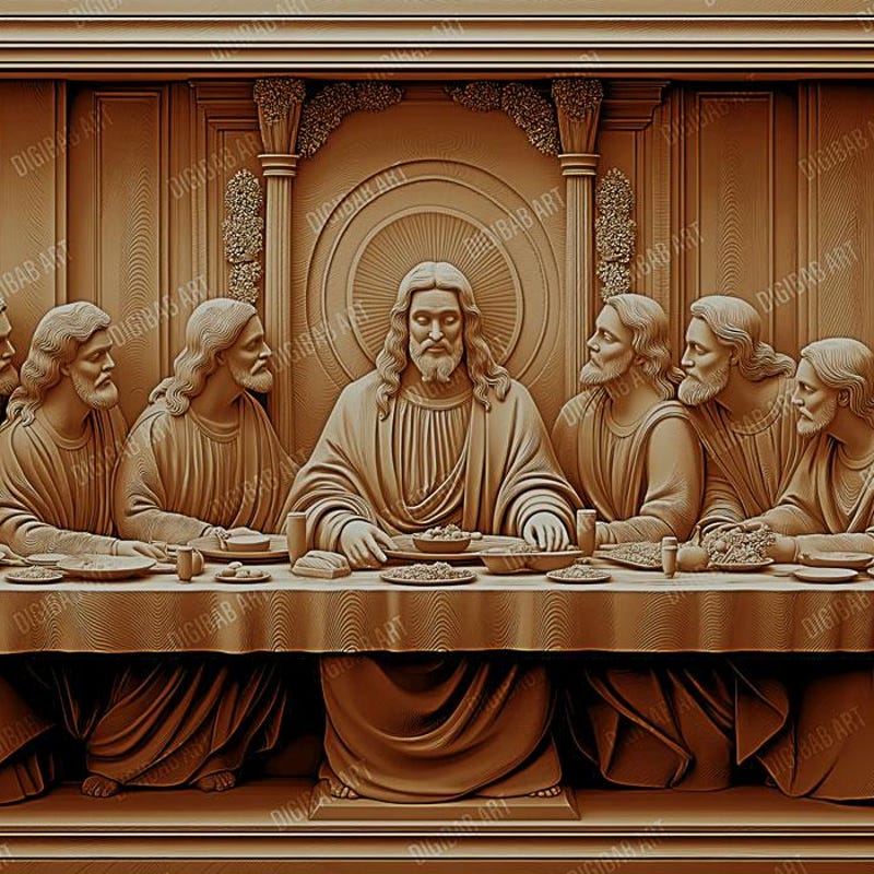 Last Supper 3d Art - Etsy