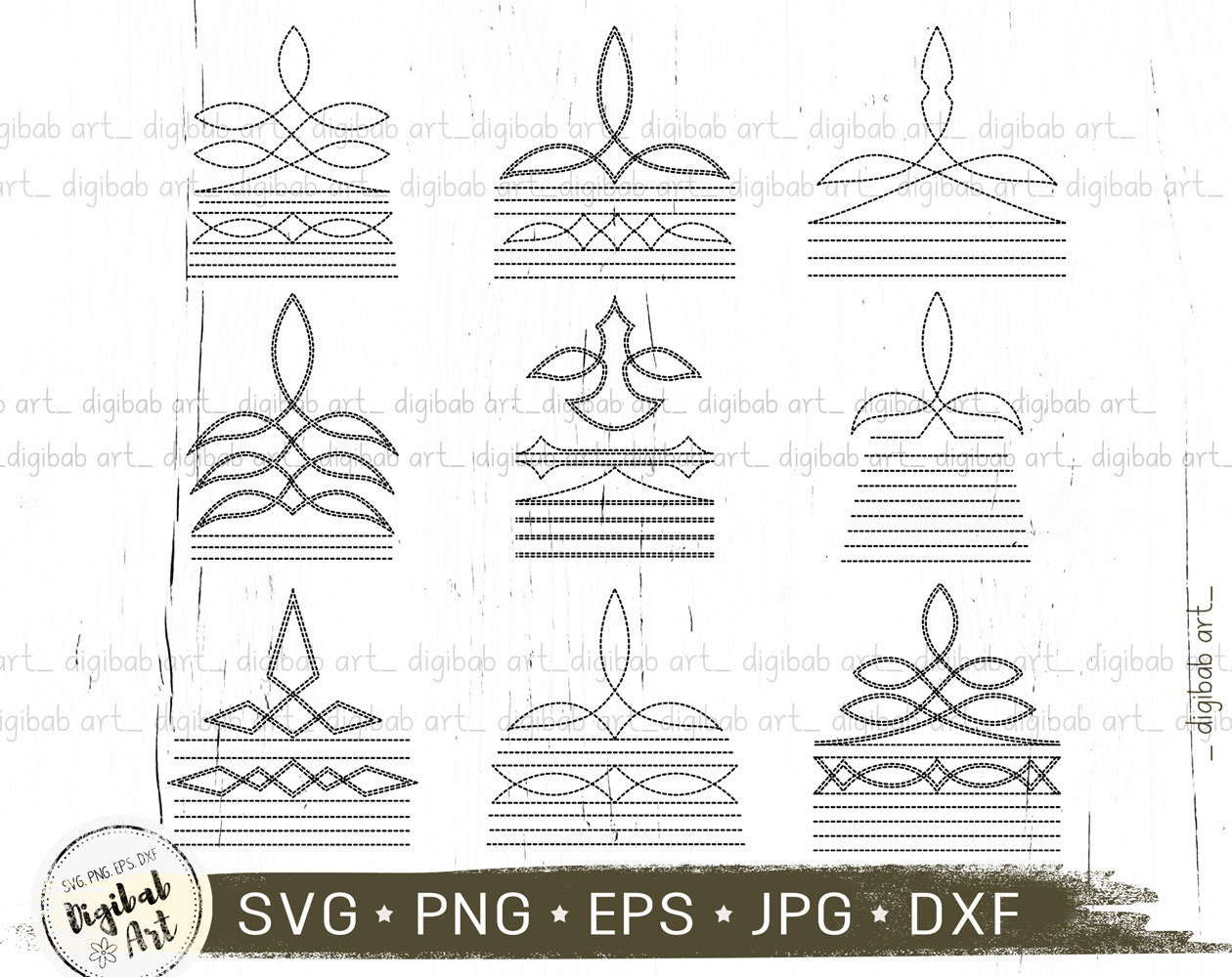 Boot Stitching Bundle Svg, Boot Stitch Png, Western Boot Stitch Bundle ...