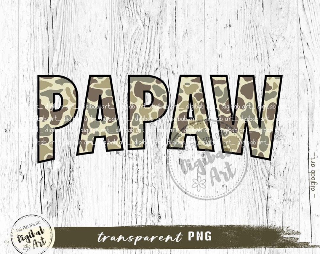 Papaw Camo PNG: Old School Sublimation Design (digital Download) - Etsy
