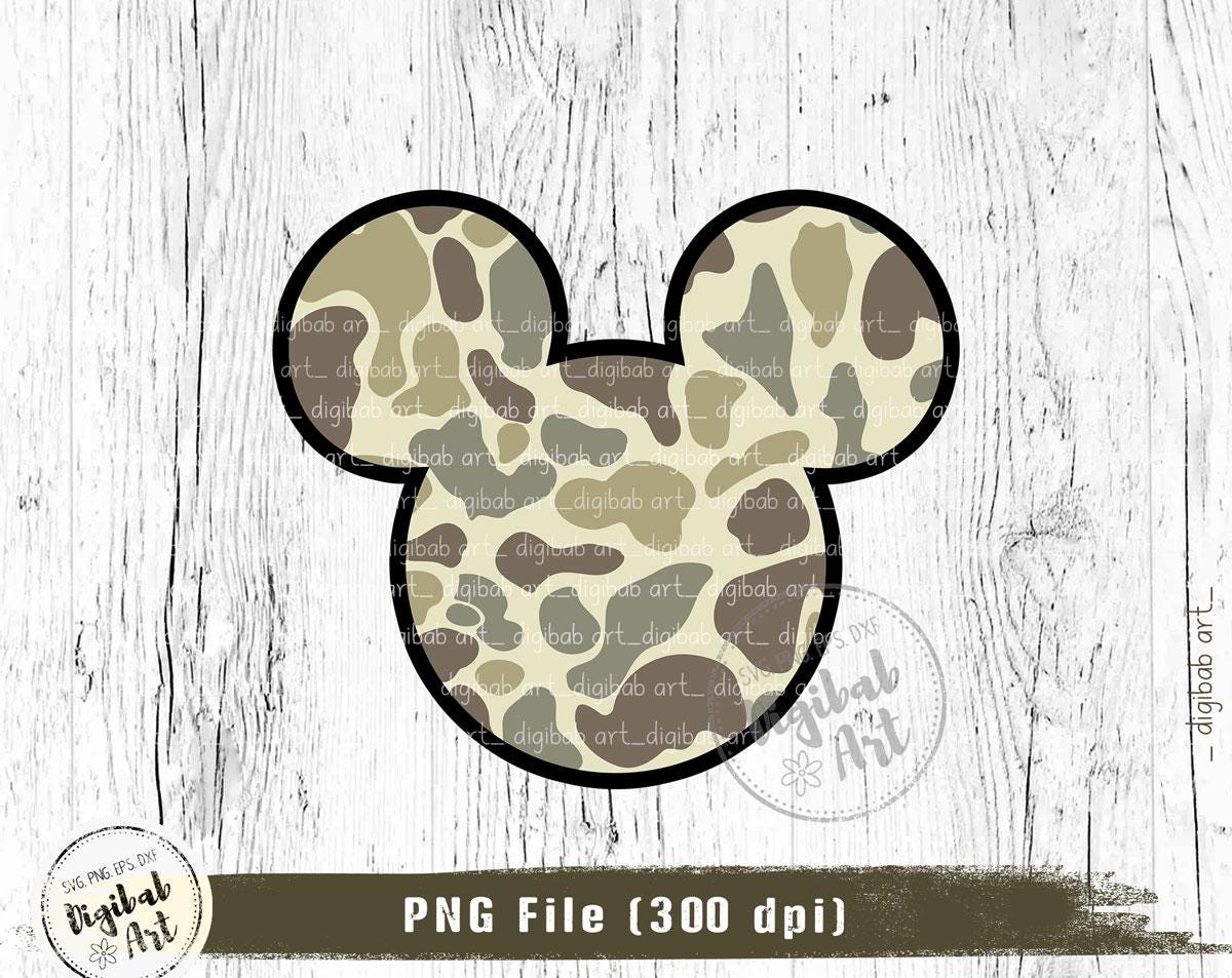 Camo Mouse Head PNG: Old School Camouflage (digital Download) - Etsy