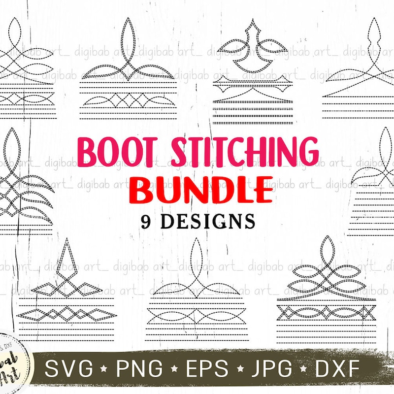 Western Boot Stitches - Etsy