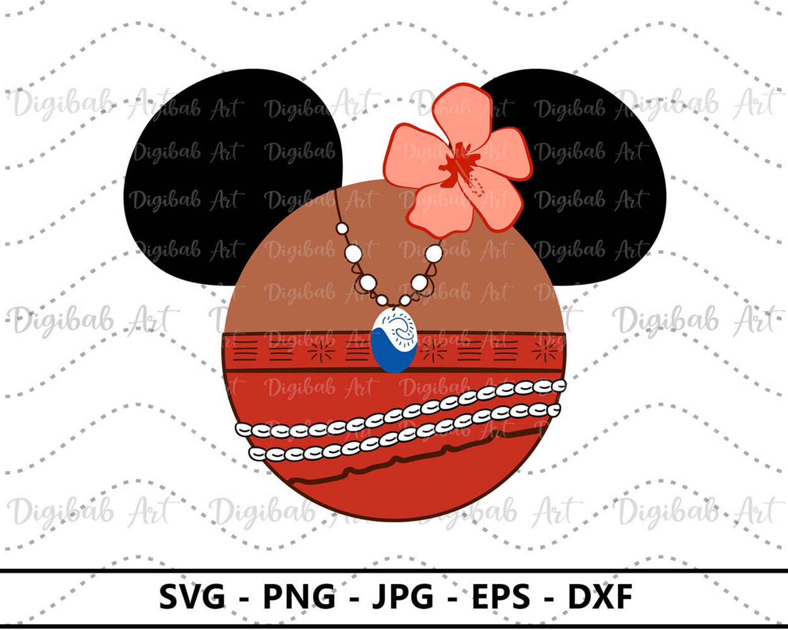 Mouse Head SVG, Moana Svg, Ears Art, Digital Download, Tshirt, Keychain ...