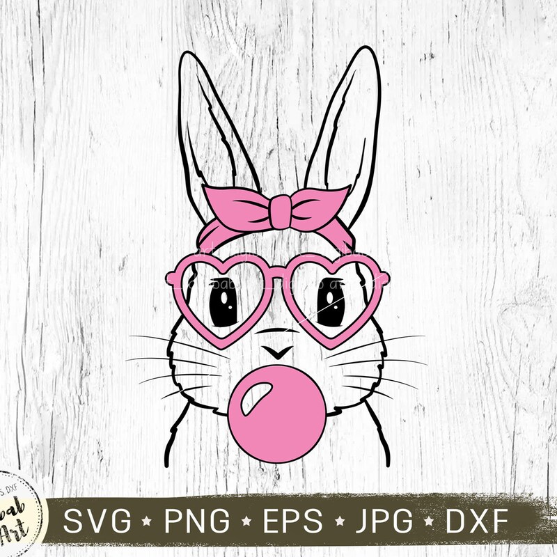 Bunny Svg - Etsy