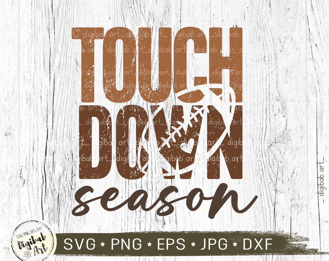 Touchdown SVG Png, Touchdown Season Svg, Distressed Png, Football Png ...