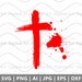 Grunge Christian Cross SVG: Rustic Religious Design (digital Download ...