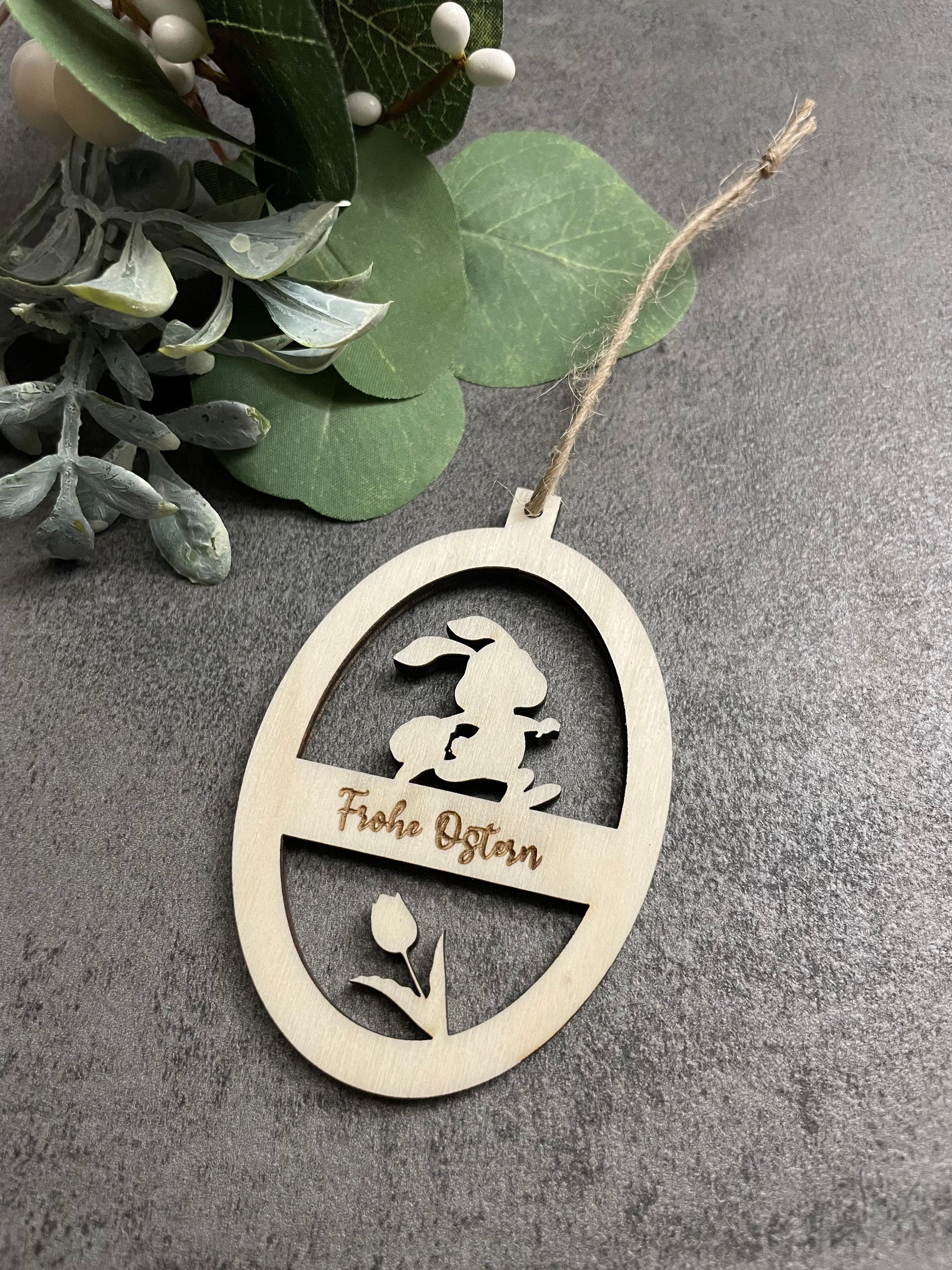 Easter Egg Personalized happy Easter Pendant for Easter Shrub Easter ...