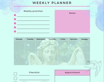 Digital Weekly Planner - Etsy