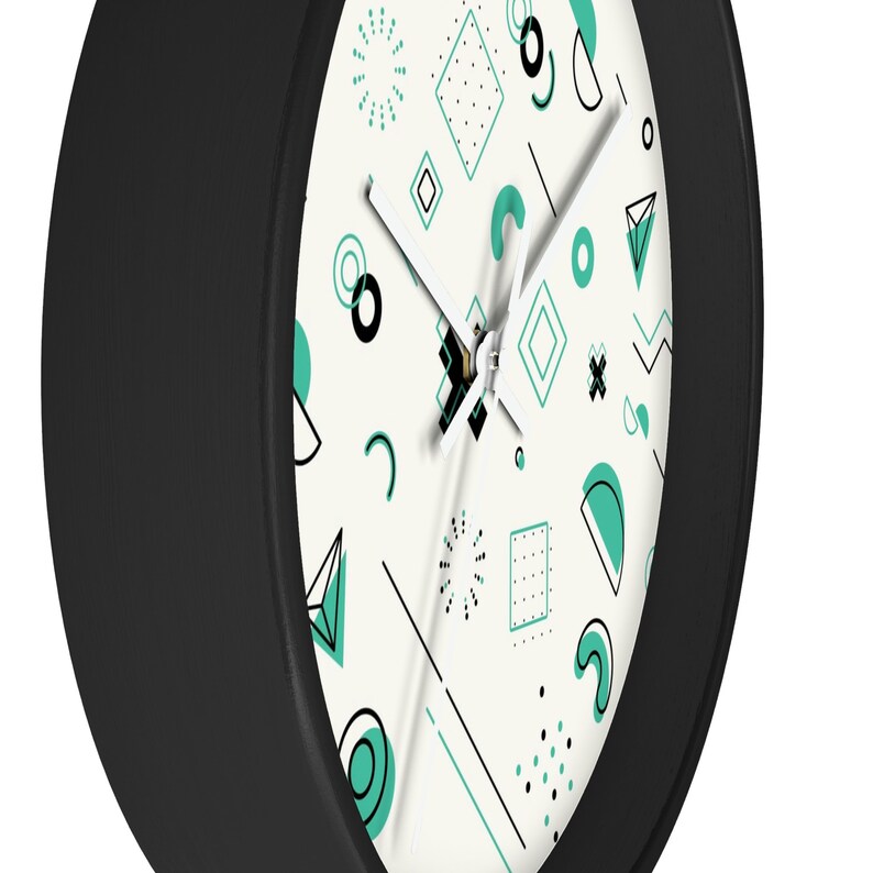 Shapes Wall Clock - Etsy