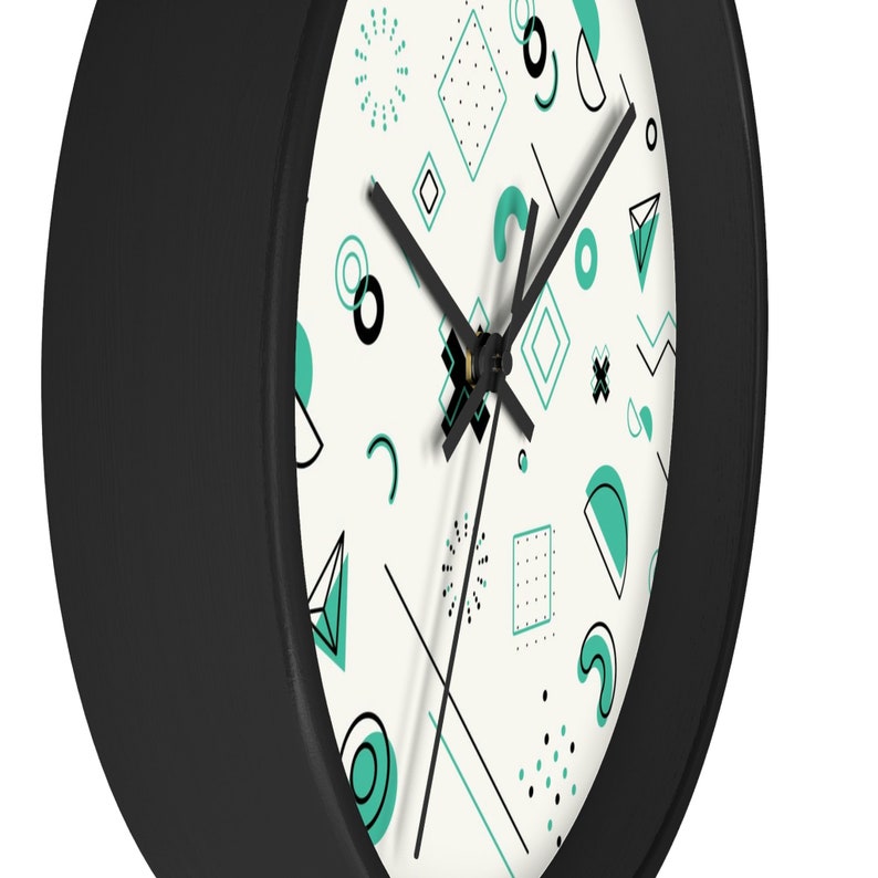 Shapes Wall Clock - Etsy