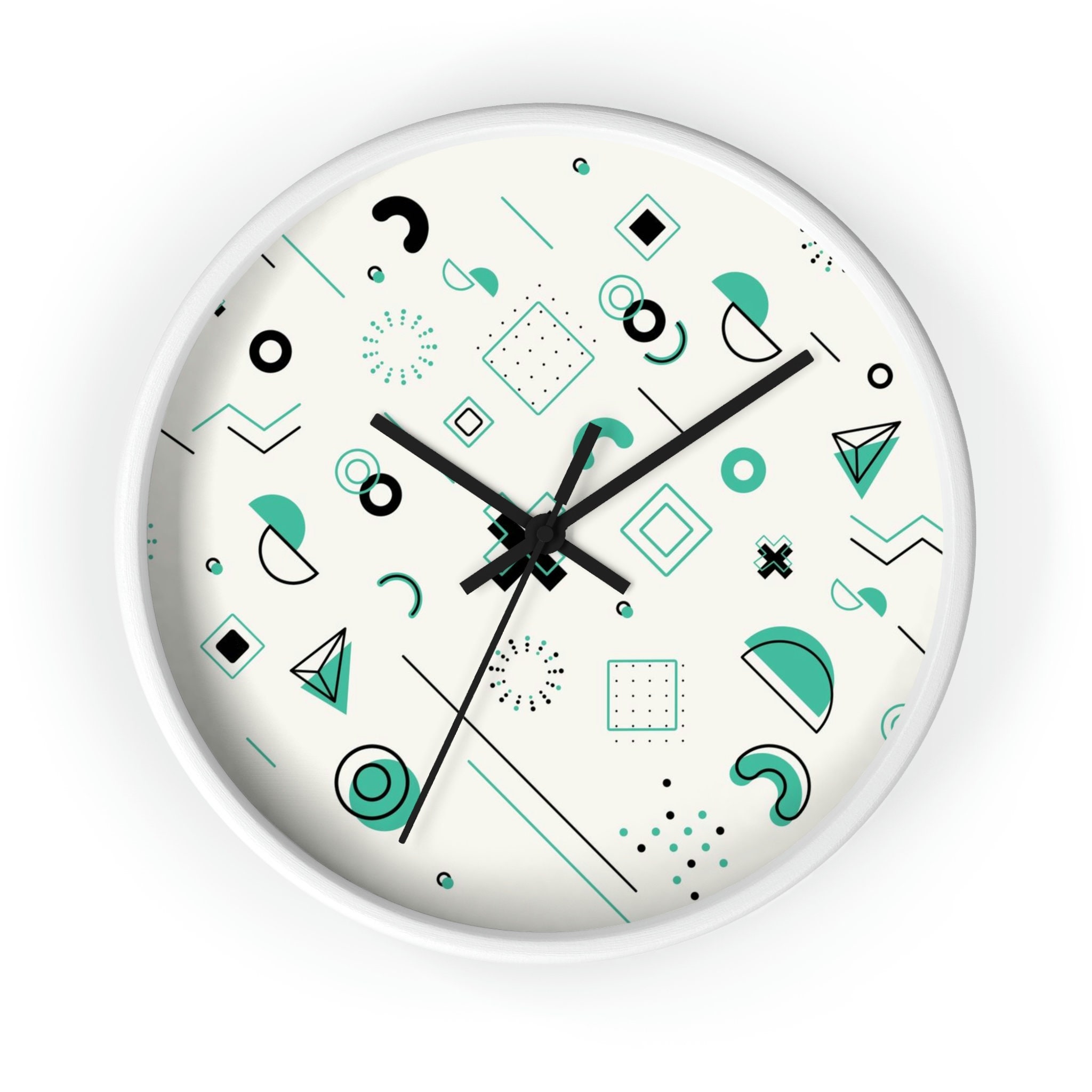 Shapes Wall Clock - Etsy