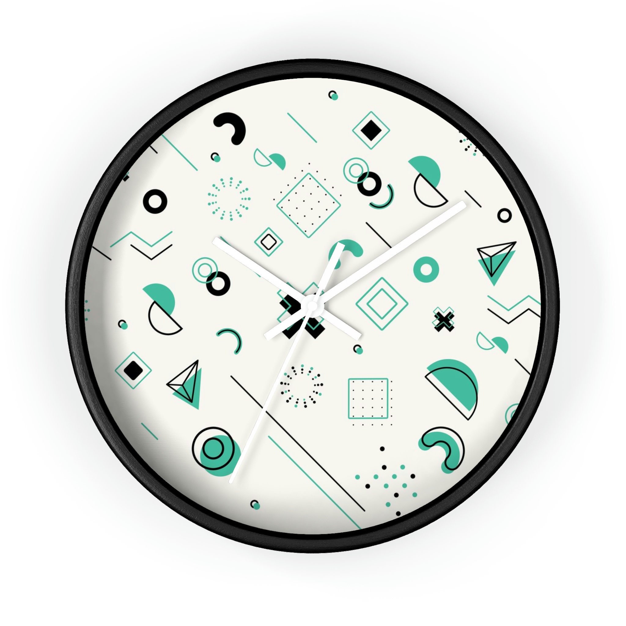 Shapes Wall Clock - Etsy