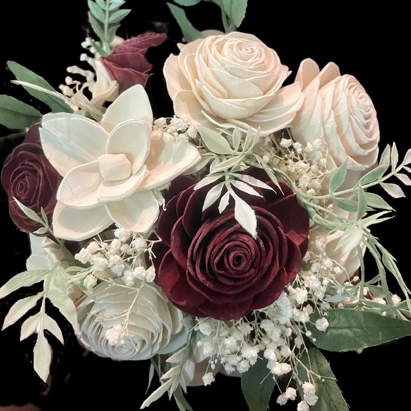 Wood Flower Bouquet - Etsy