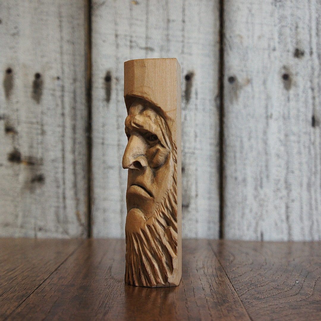 Wood Spirit Carving - Etsy