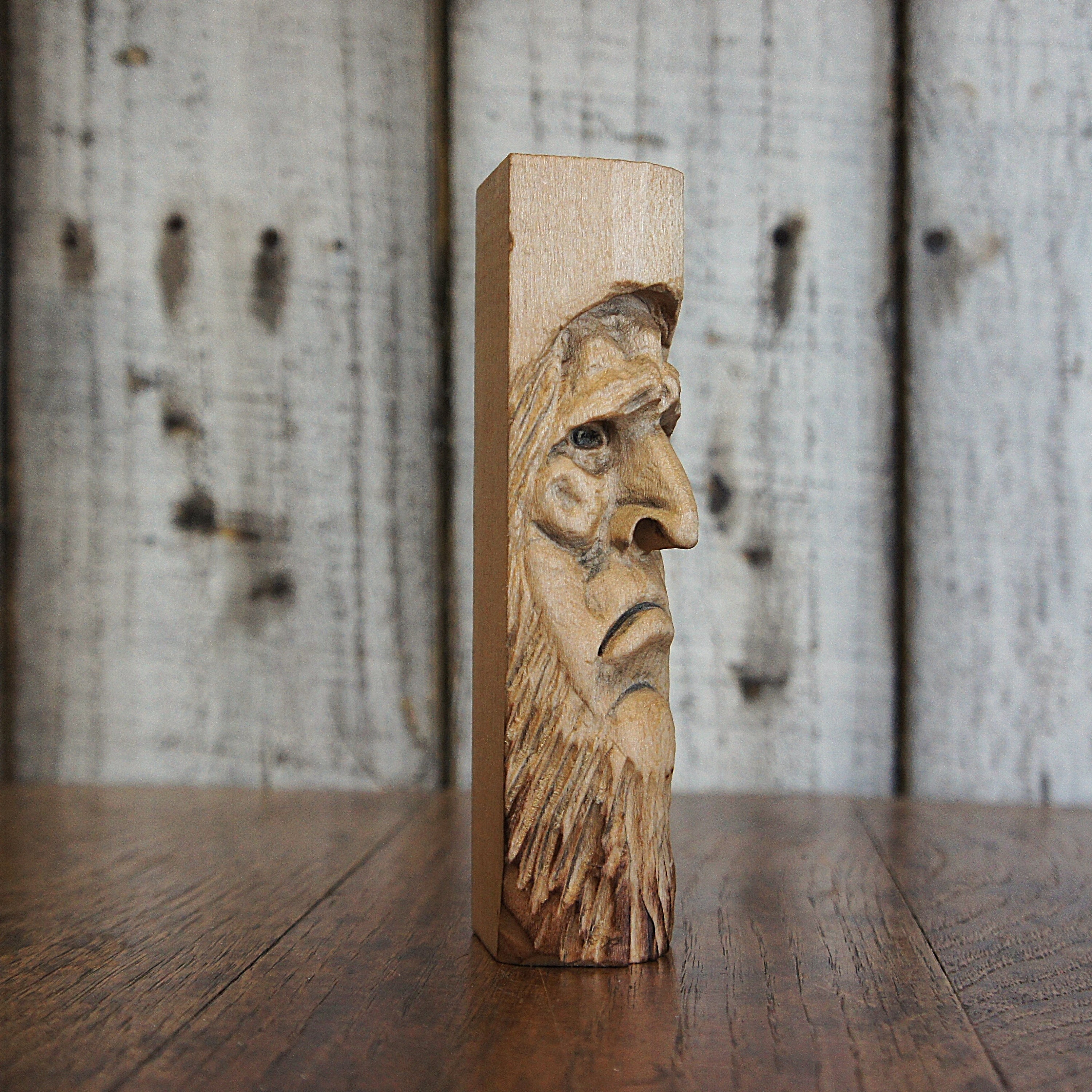 Wood Spirit Carving - Etsy