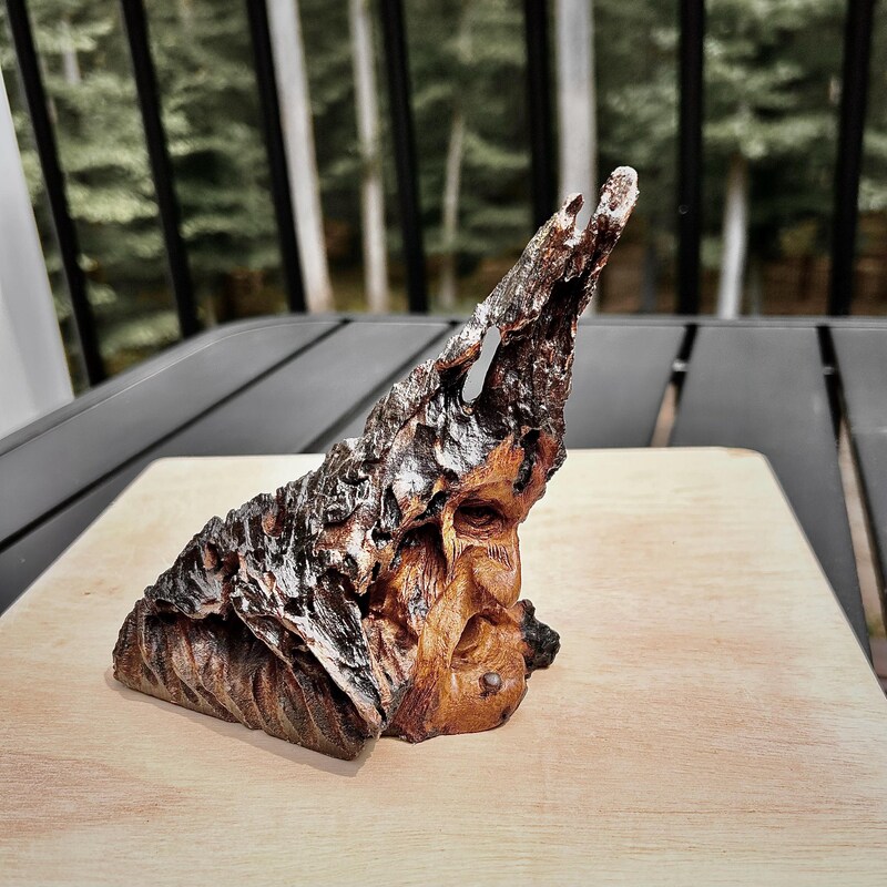 Wood Spirit Carving - Etsy