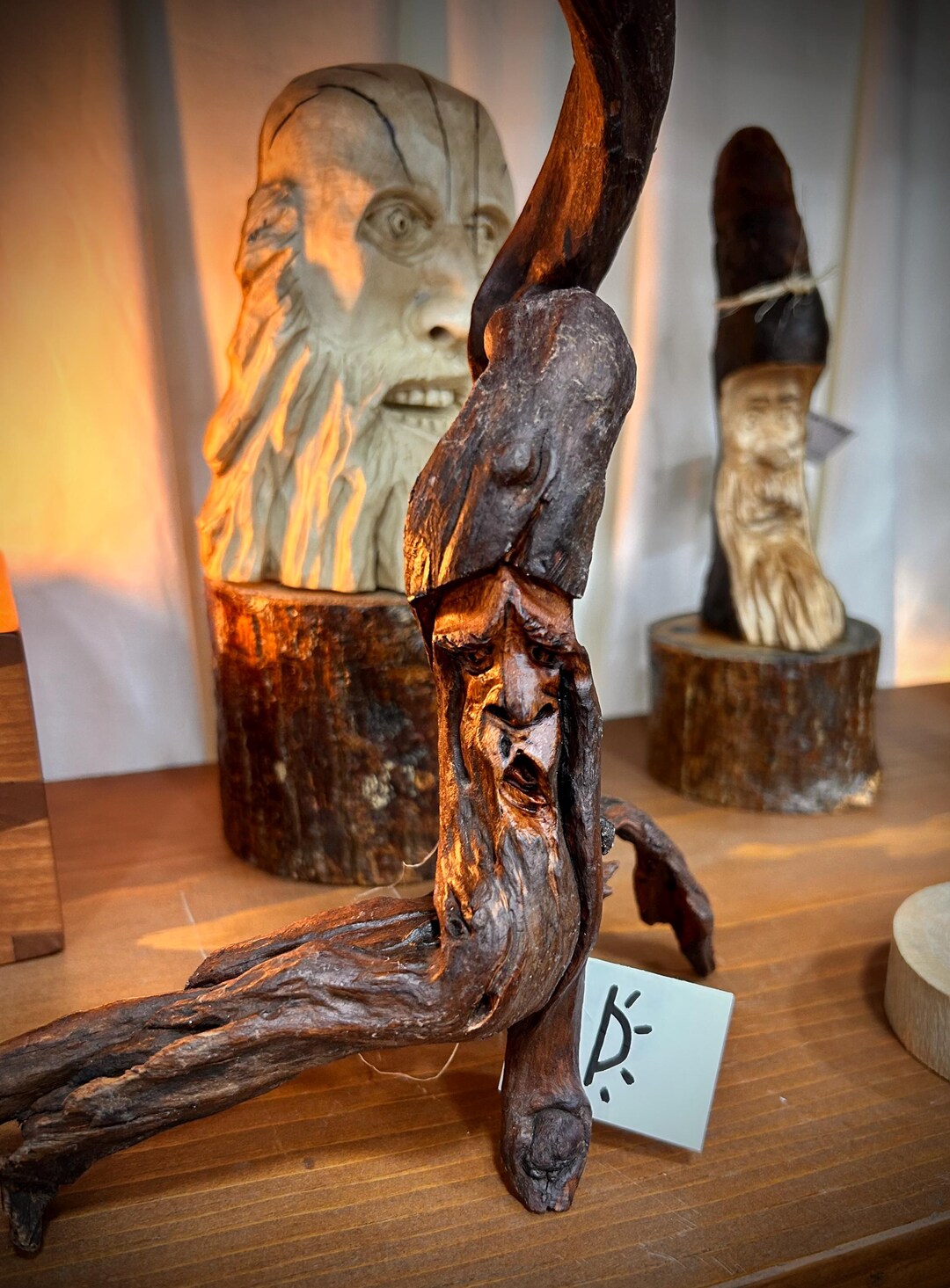 Calder, Wood Spirit Carving - Etsy