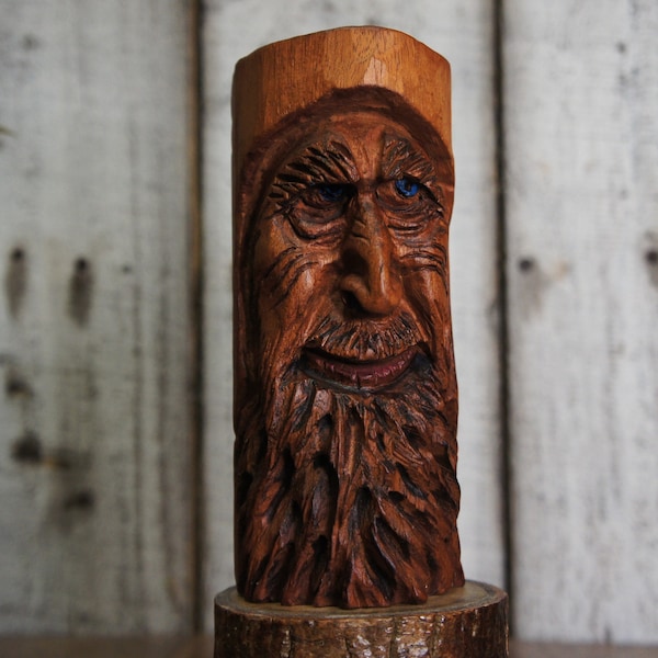 Wood Spirit Carving - Etsy