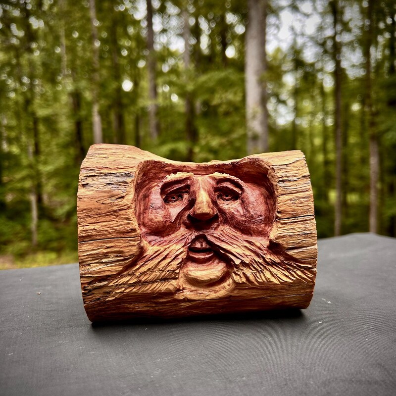 Wood Spirit Carving - Etsy