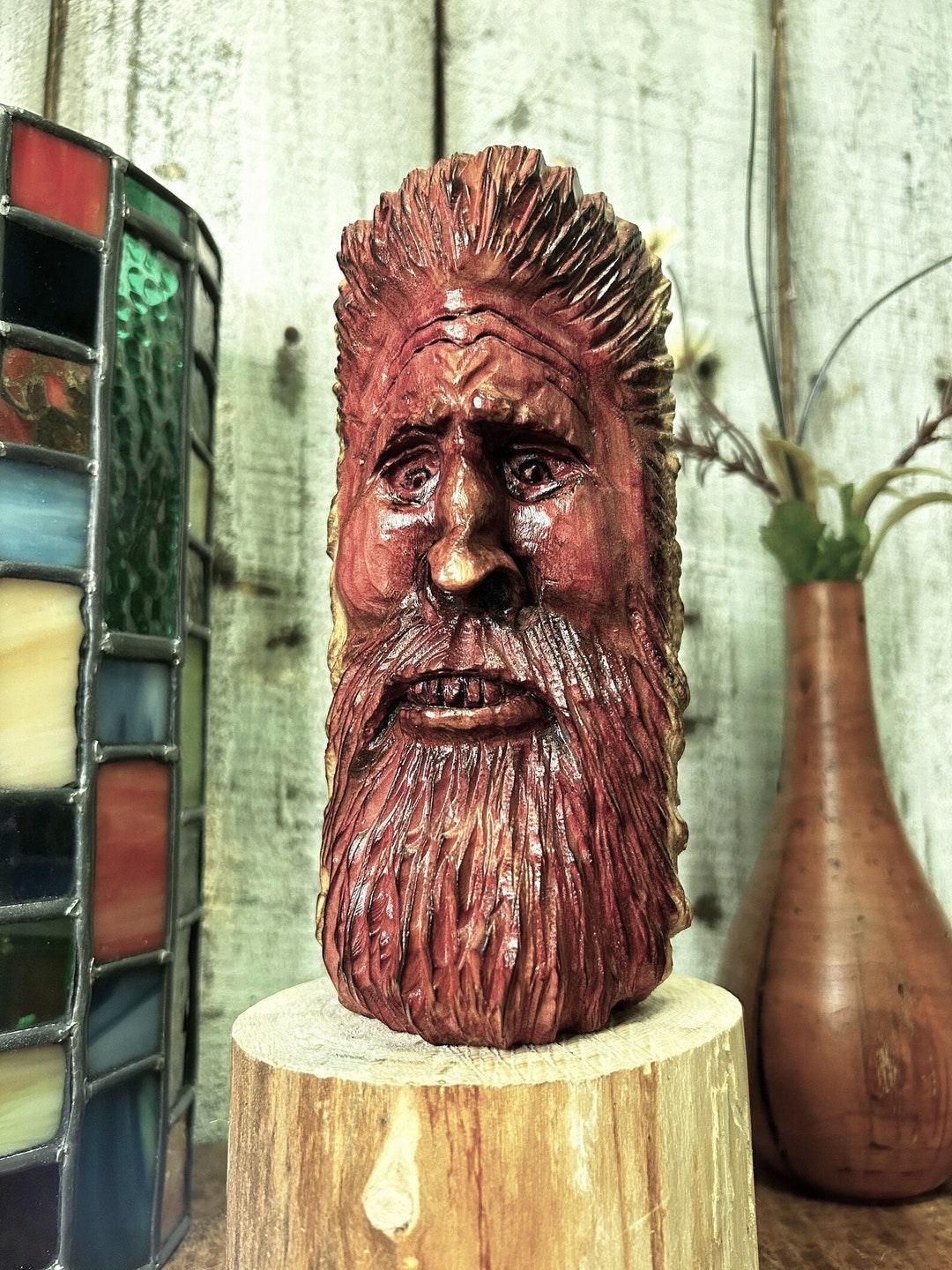 Uncle Rhys, Wood Spirit - Etsy