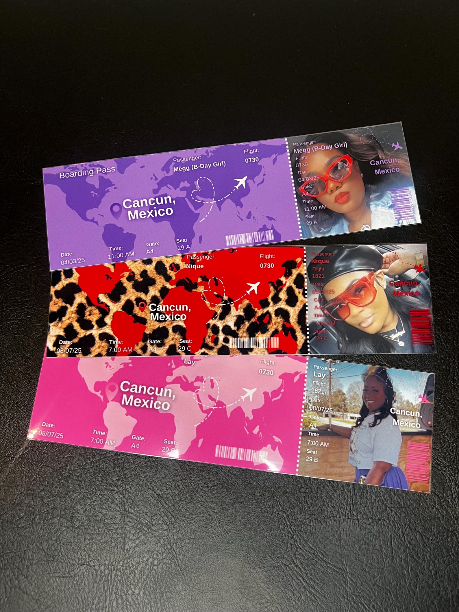 Custom Boarding Pass Invitations | Personalized Travel-themed Tickets ...