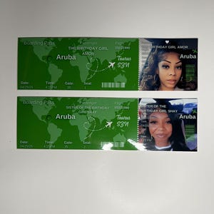Custom Boarding Pass Invitations | Personalized Travel-themed Tickets ...