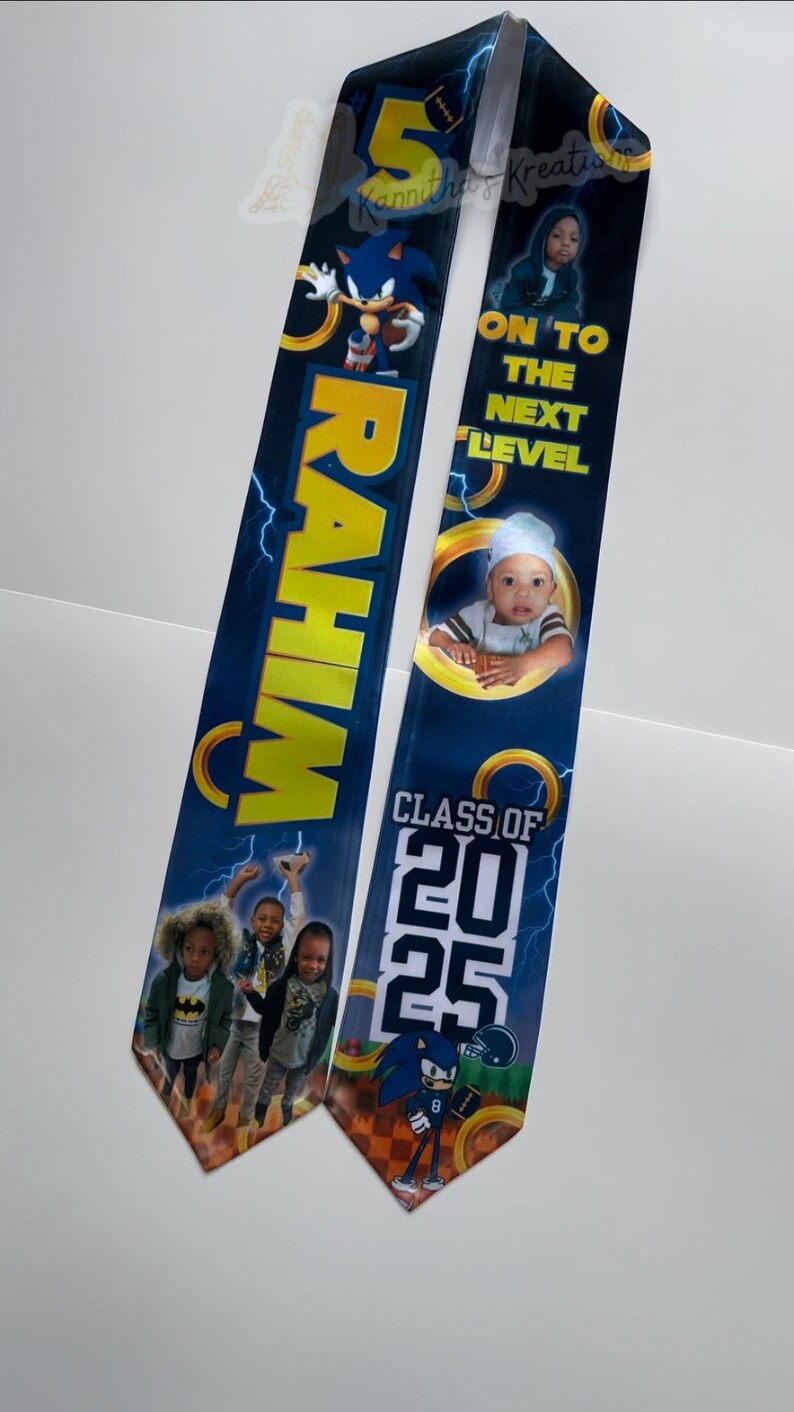 Custom Graduation Stole, Custom Personalized Stole, Custom Photo Stole ...