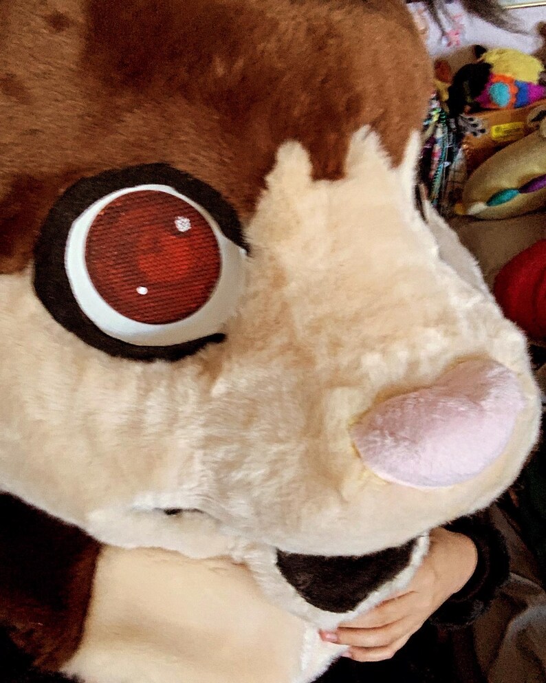 Brown Rat-rabbit Hybrid Fursuit Costume Premade Head Head Only read ...