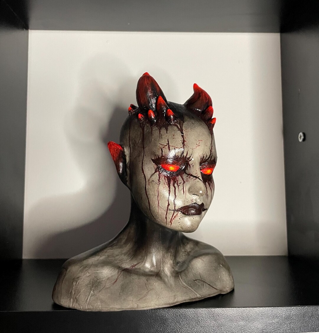 Horror Ceramic Demon Sculpture. Handmade Ceramic Sculpture One of Kind ...