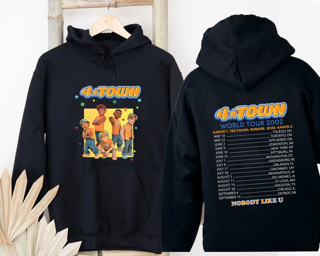 Turning Red 4TOWN 2002 Tour Hoodie, 4town Hoodie, 4townies Hoodie ...