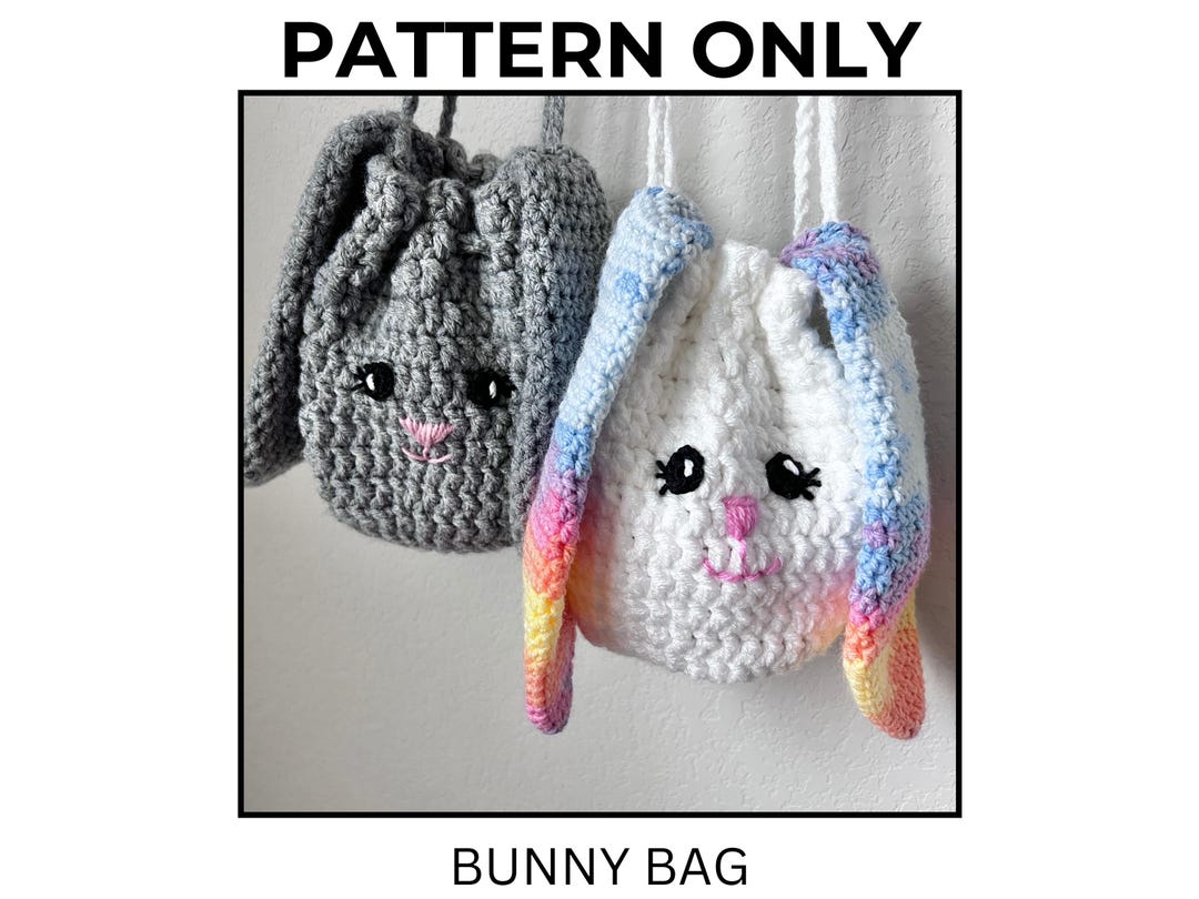 Bunny Bag Crochet Pattern / Easter Purse (PDF Pattern) - Etsy