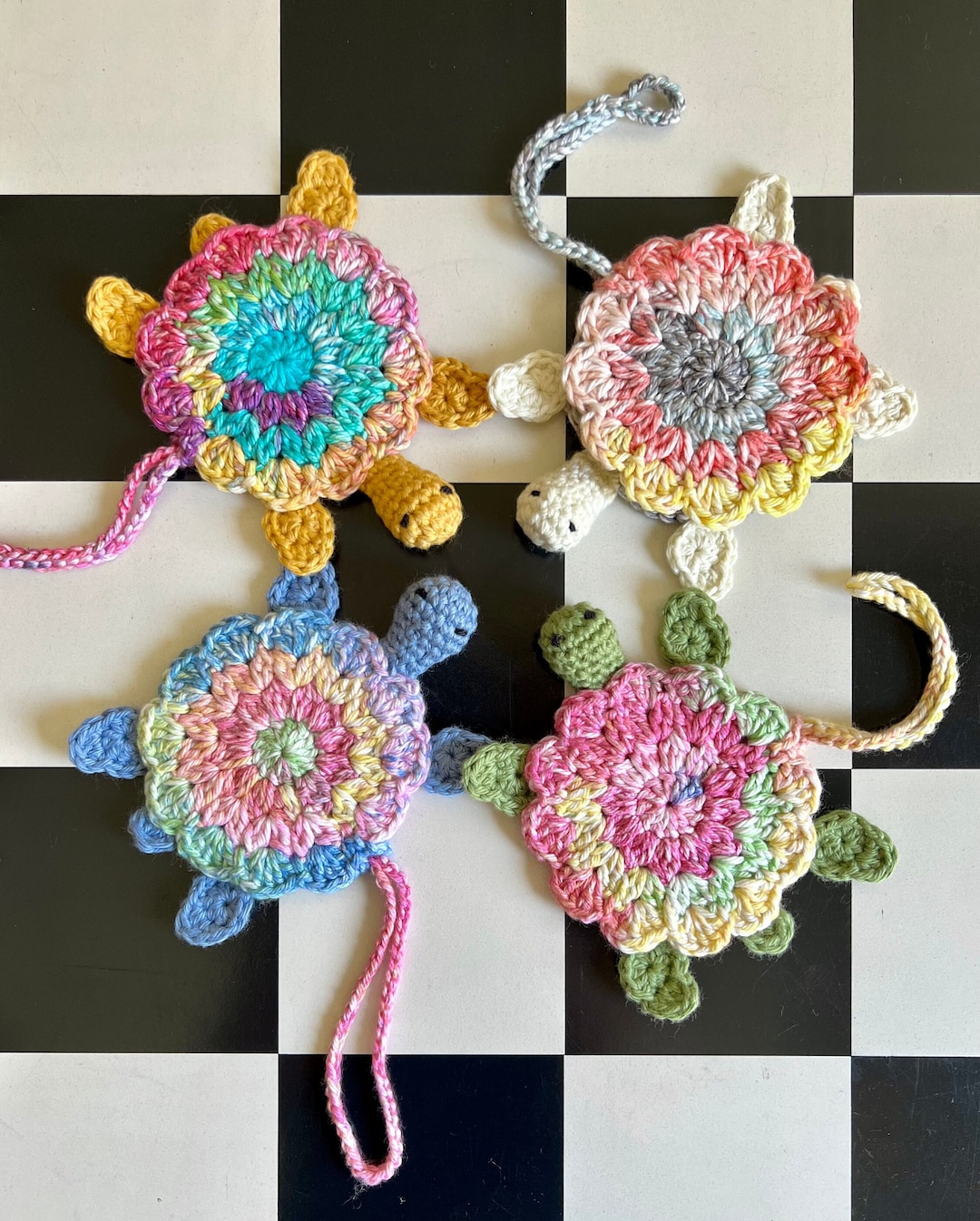 Mini Turtle Bag / Crochet Bag / Car Hanging / Bag Charm - Etsy