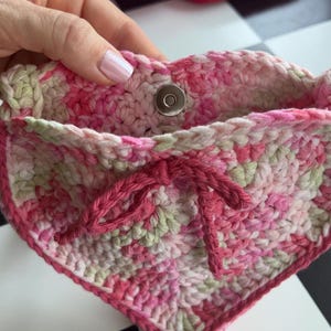 Heart Crochet Purse Pattern / Heart Bag - Etsy