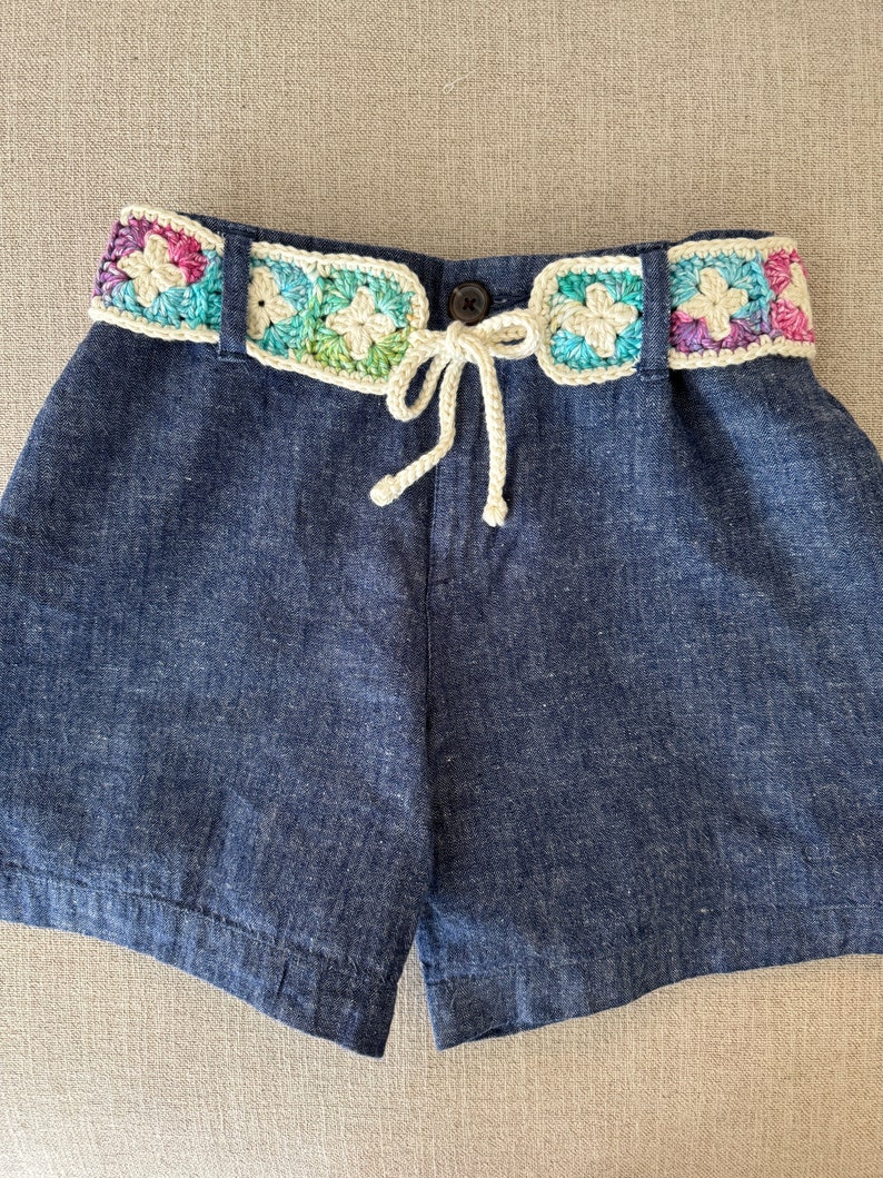 Granny Square Headband Crochet Pattern / Belt Pattern - Etsy