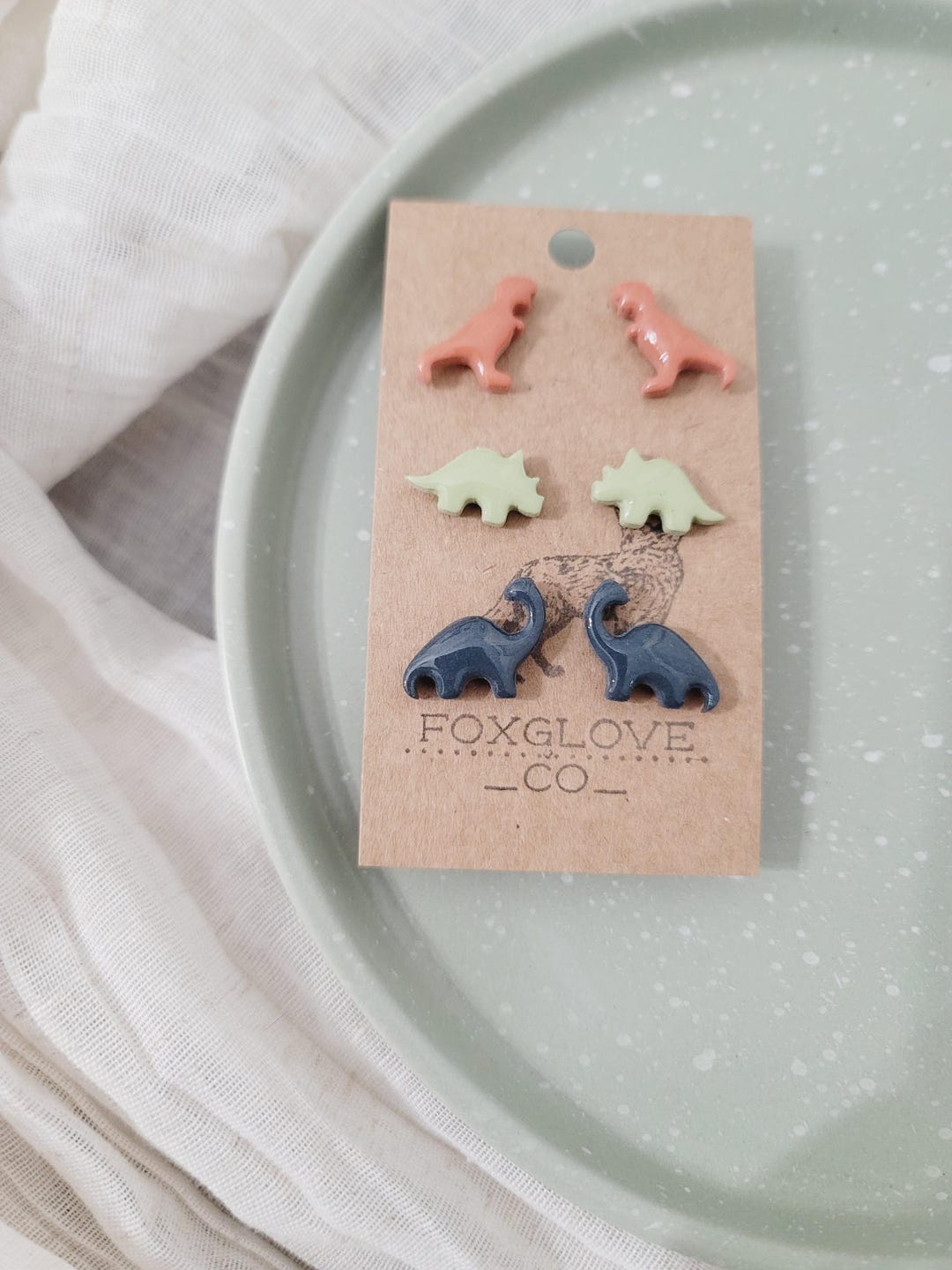 Tiny Dino Studs - Multiple Colors - Etsy