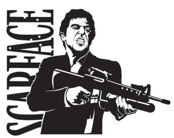Scarface Svg | Etsy