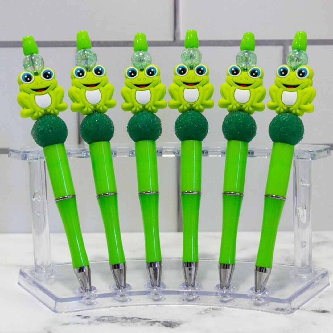 Frog Beaded Pen Refillable Novelty Pen - Etsy