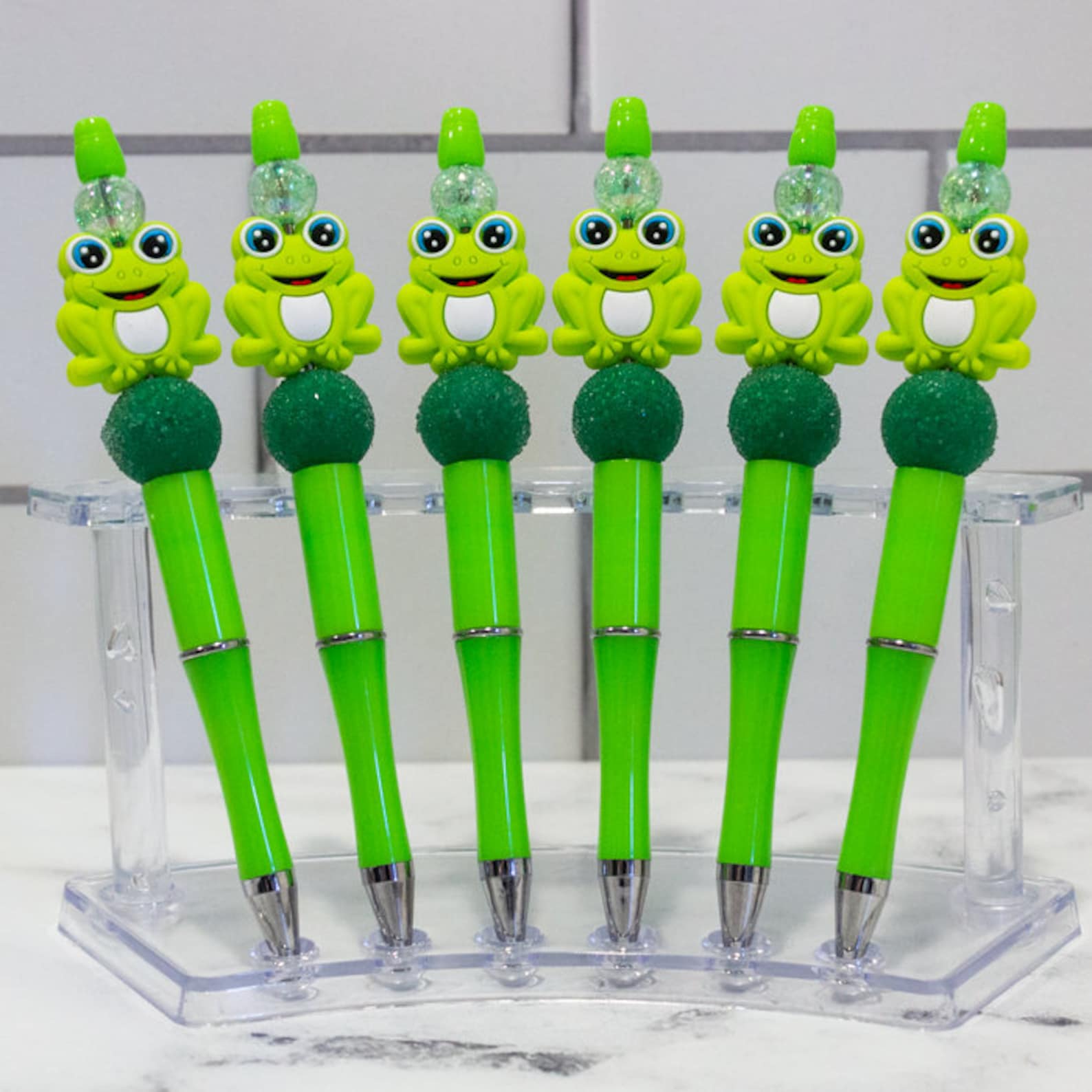 Frog Beaded Pen Refillable Novelty Pen - Etsy