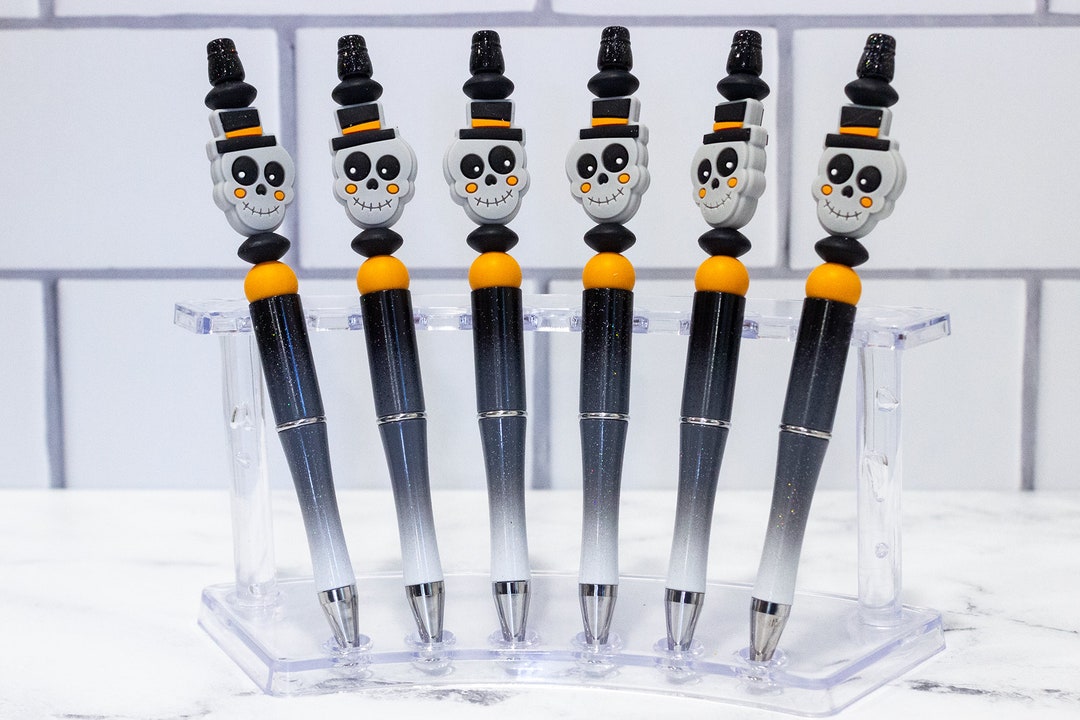 Skeleton Face Beaded Pen - Etsy