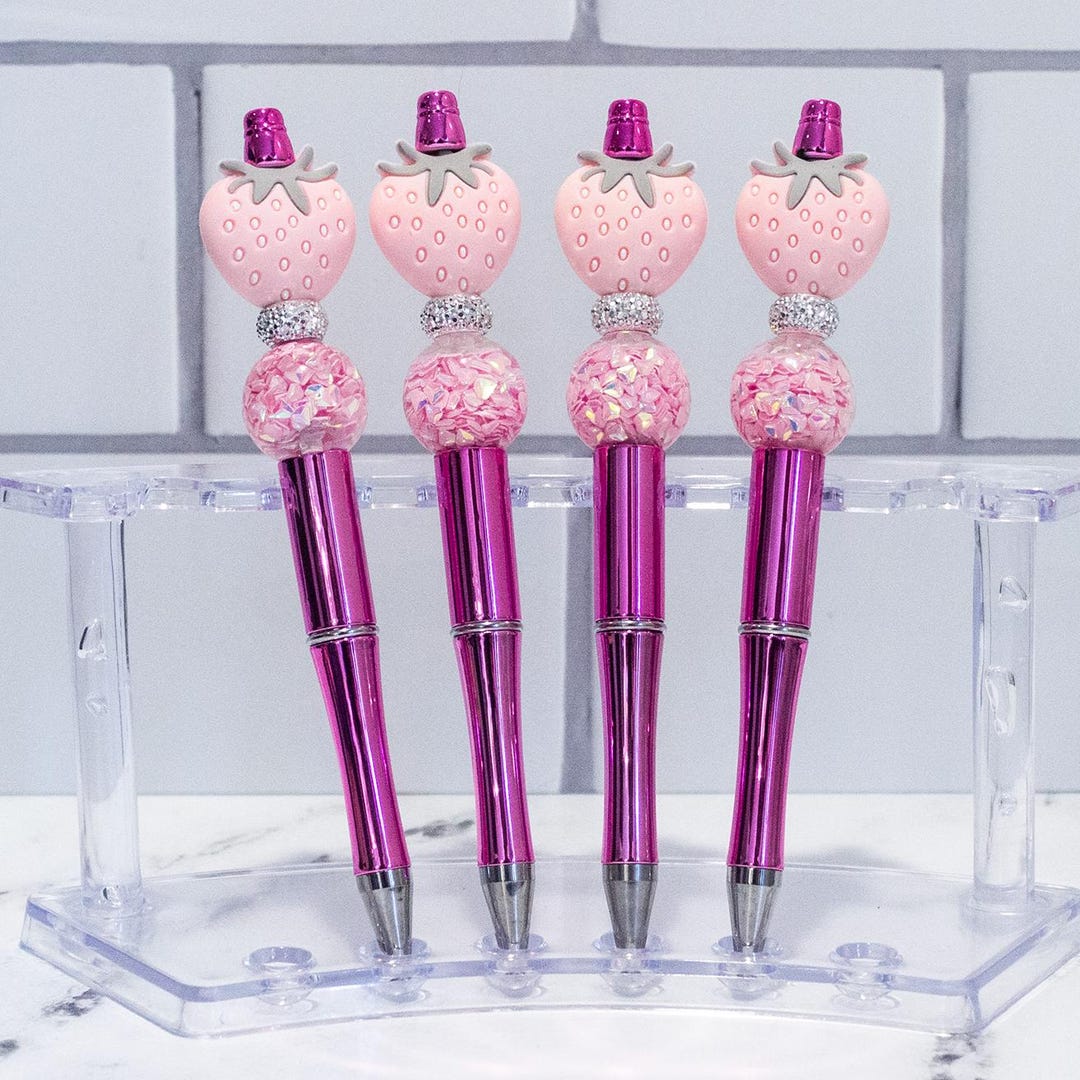 Strawberry Cute Refillable Pen - Etsy