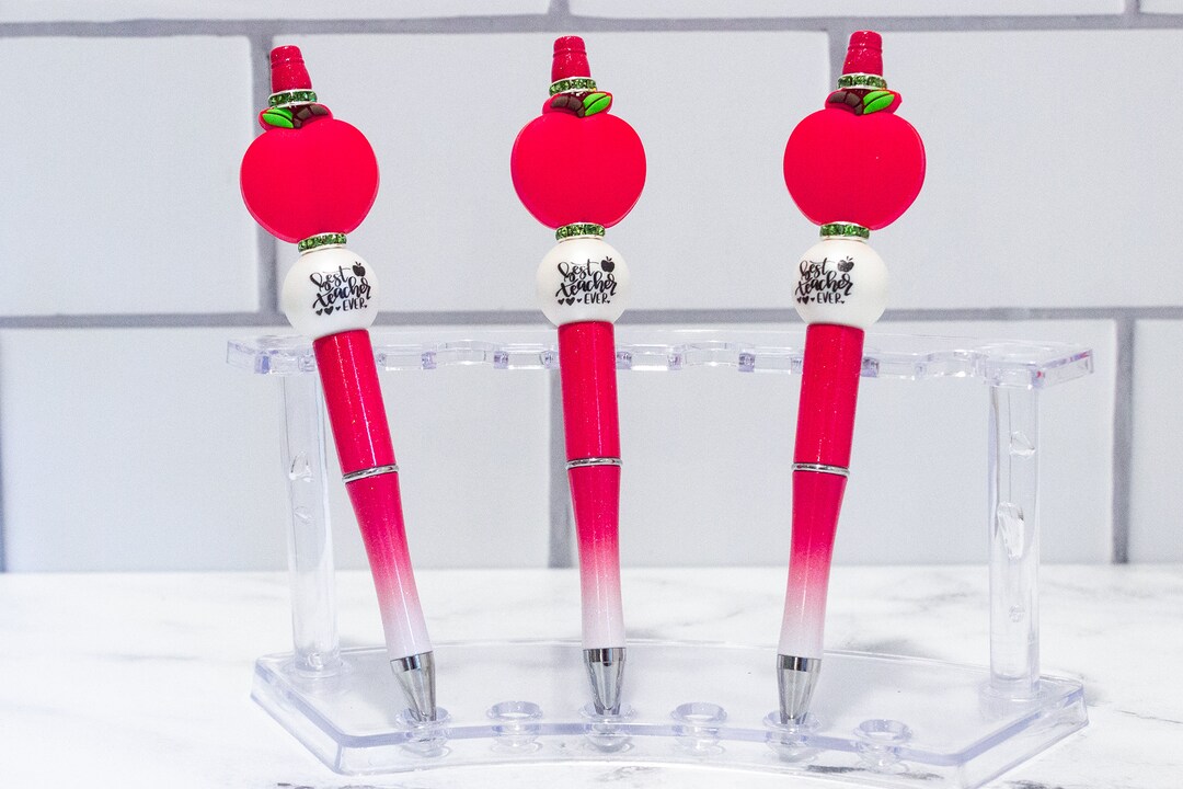 Apple Best Teacher Ever Refillable Novelty Pen - Etsy