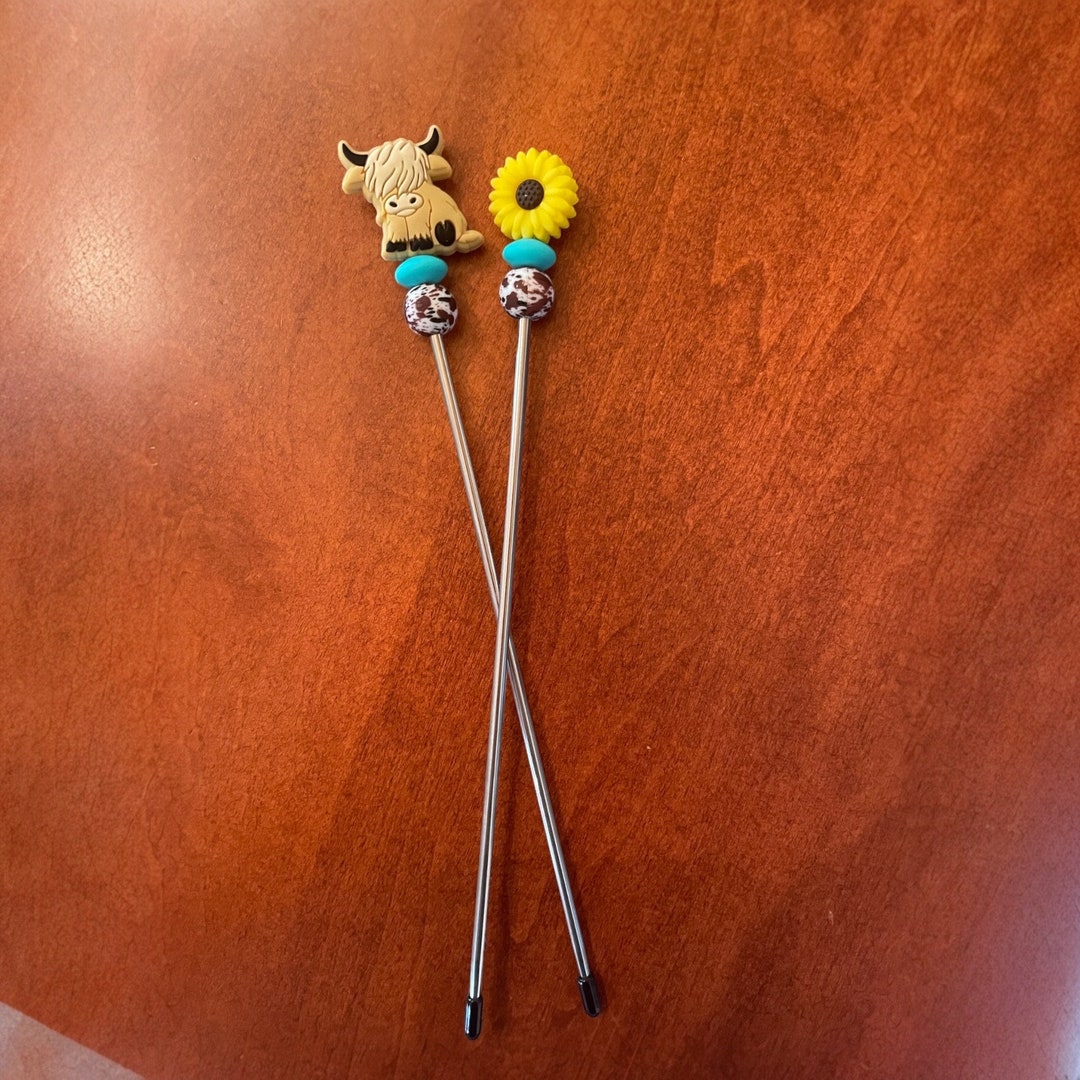 Highland Cow Stuffie Stick Amigurumi Stick (set of 2) - Etsy