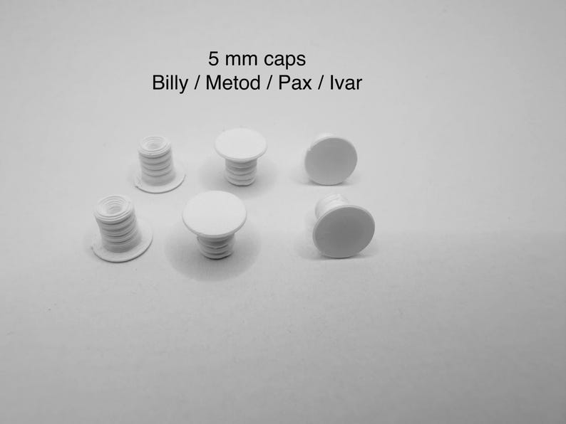 IKEA Billy Metod Pax Ivar Compatible Cover Caps, Hole Plugs for 5 Mm ...