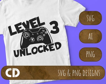 Level Unlocked Png | Etsy