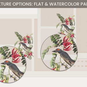 Retro Nature Themed Organizer Desktop Wallpaper, 2024-2025 With Folder ...