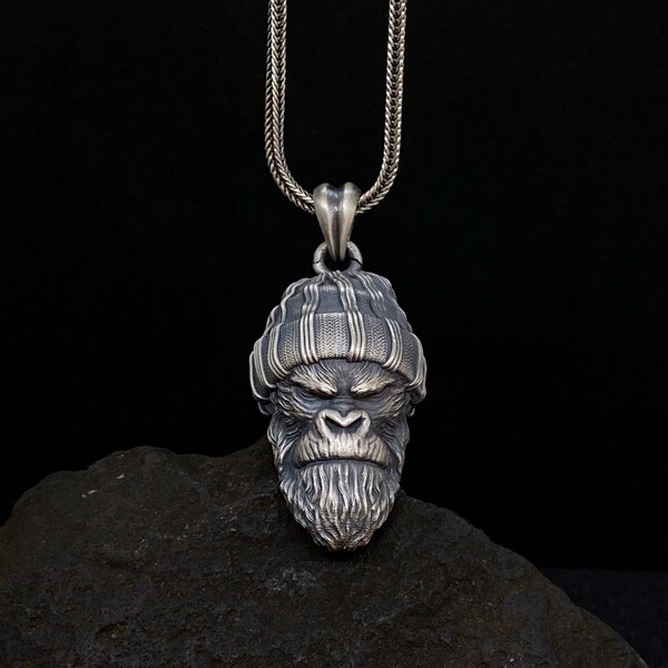 Monkey Necklace - Etsy